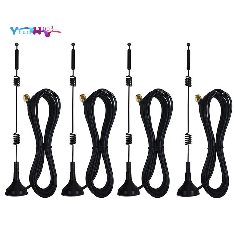 Dual Band Long Range WiFi Antenna (4-Pack),9Dbi 2.4GHZ 5GHZ 5.8GHZ RP ...