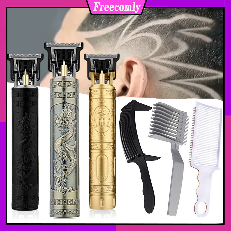 Professional Haircut Tools Rechargeable Trimmer for Men Electric Hair ...
