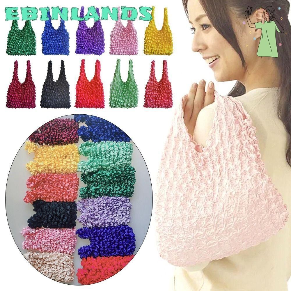 EBINLANDS Shopping Bag, Shoulder Bag, Magic Pleated Flexible Stretch ...
