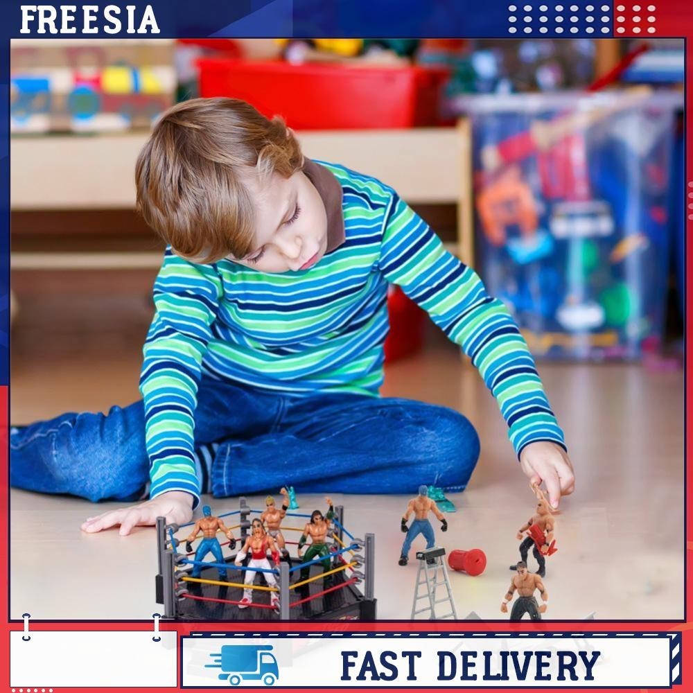 Wrestler Athlete Wrestling Figure Gladiator Model Set with Fighting ...