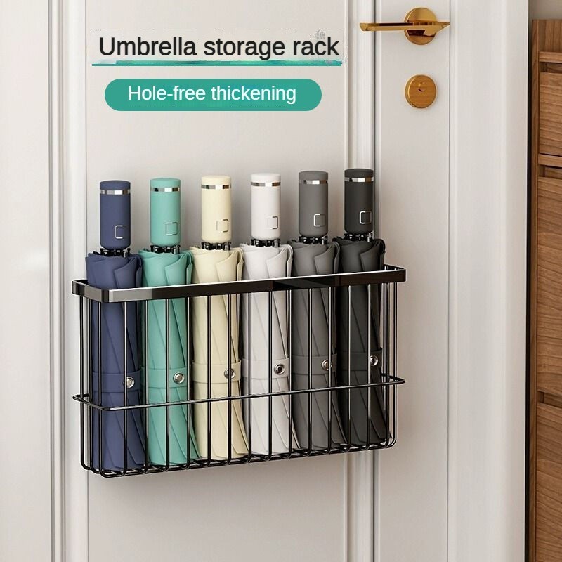 Household Umbrella Storage Rack Wall-Mounted Umbrella Storage Rack ...