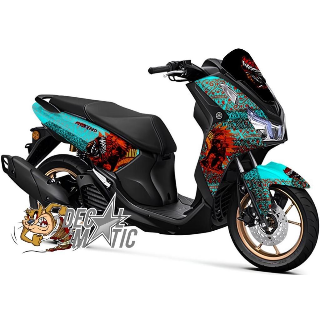Sticker Lexi 155 Full Body Decal Full Body Motorcycle Yamaha Lexi LX ...