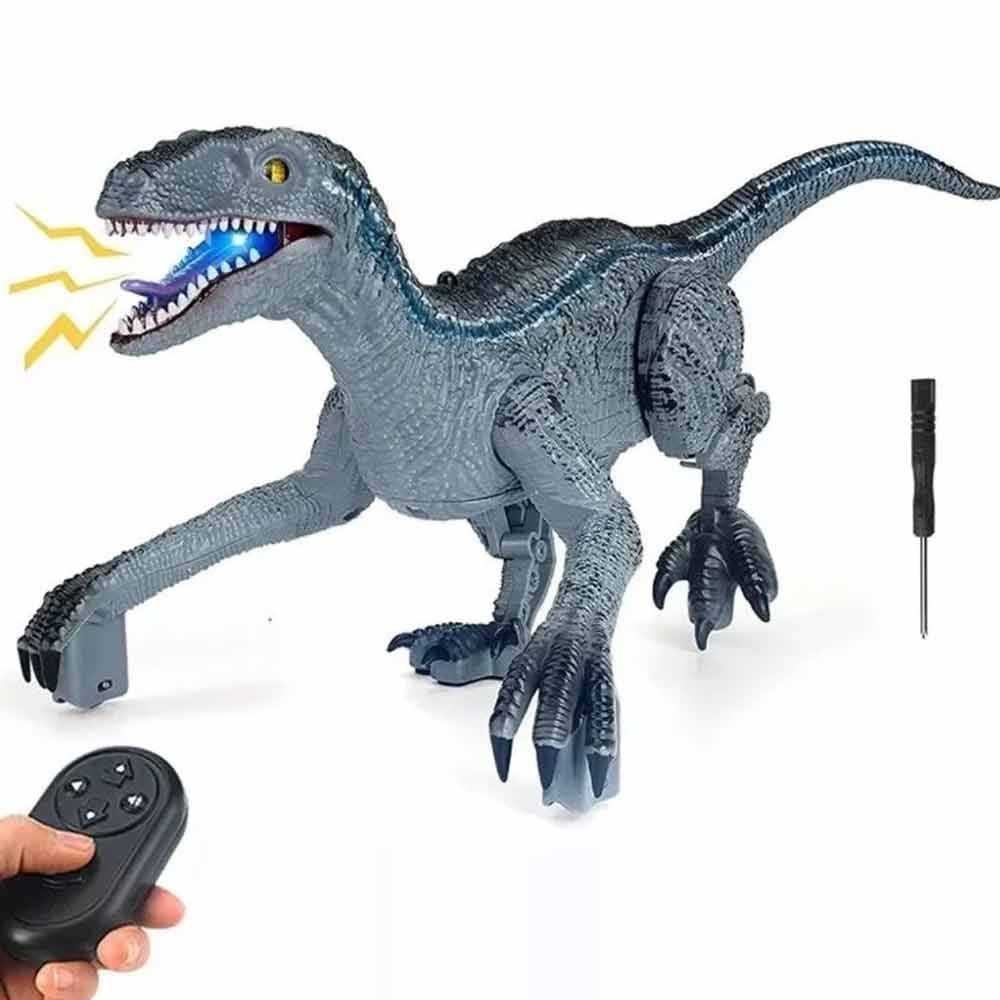 Remote Control T-Rex Dinosaur Simulation Infrared RC Walking Roaring ...