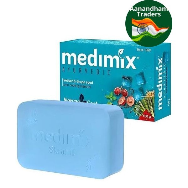 Medimix Ayurvedic Nature Cool Soap With Cooling Menthol 125g | Shopee ...
