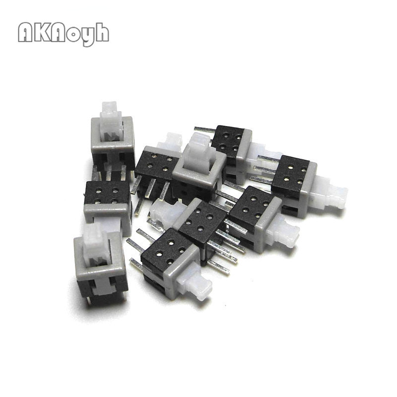 20pcs 6Pin Push Tactile Power Micro Switch Self lock button Latching ...