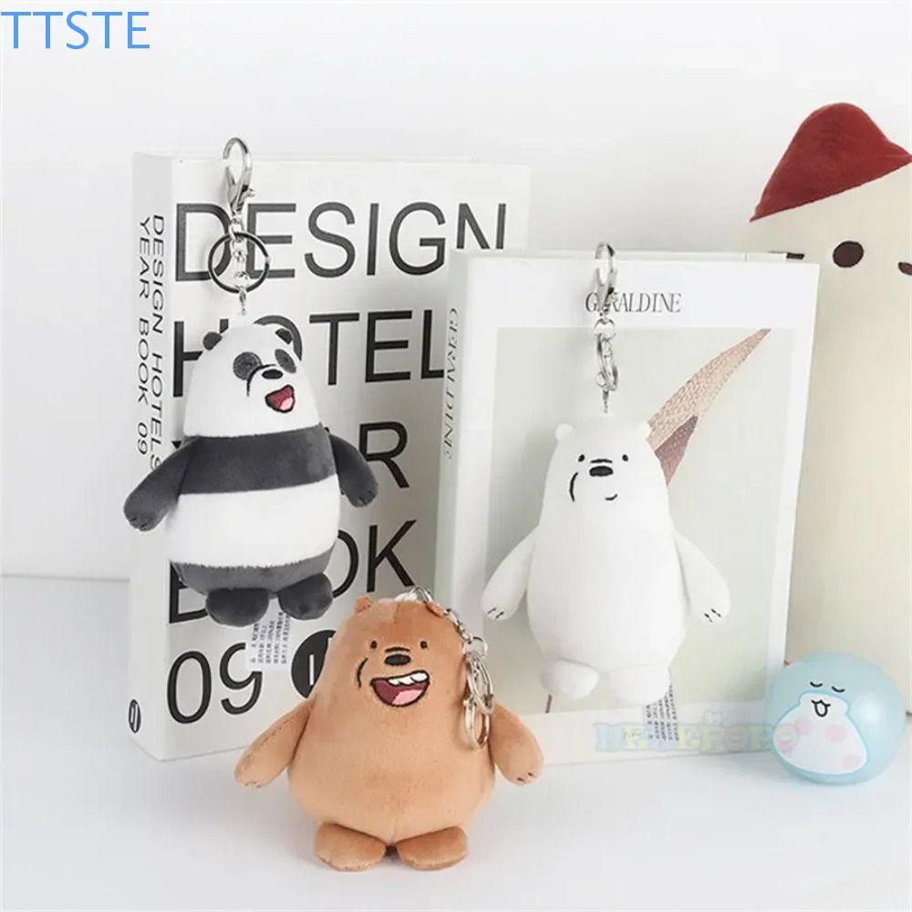TTSTE We Bare Bears Pendant, Stuffed Dolls Plushies Figures Ice Bear ...