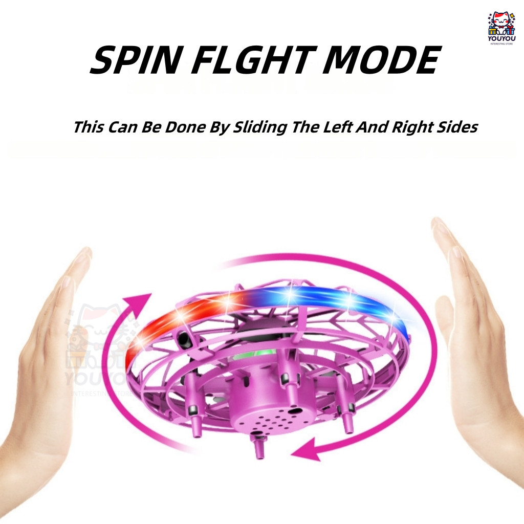 [SG Seller]UFO Induction Aircraft Induction aircraft UFO Mini Drone ...