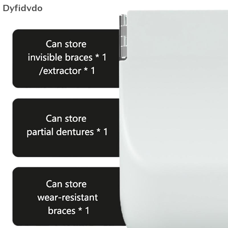 Dyfidvdo Silicone False Teeth Protective Case Denture Tray Box Dental ...