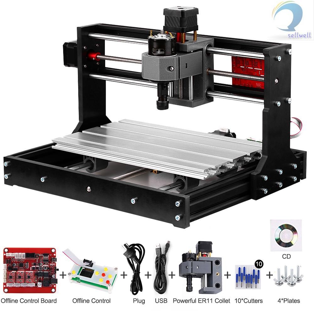 Upgrade Version CNC 30*18 PRO GRBL Control DIY Mini CNC Machine 3 Axis ...