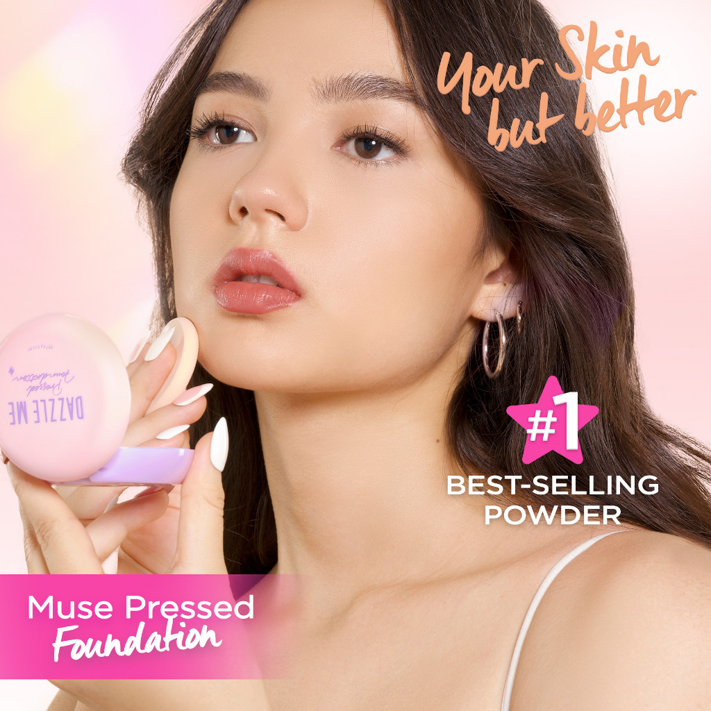 Dazzle ME Muse Pressed Foundation Long Lasting Filter Like Blurring ...