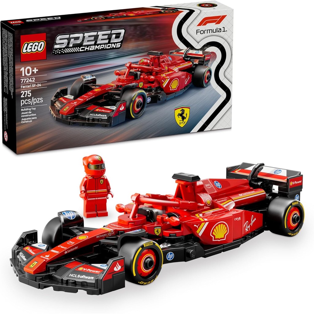 LEGO Speed Champions Ferrari SF-24 F1 Race Car Toys - Building Sets for ...