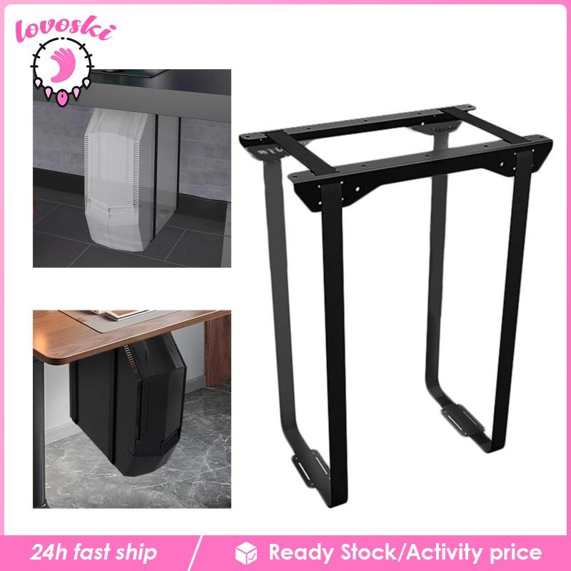 [Lovoski] Under Desk PC Mount Adjustable Height and Width Hanging PC ...