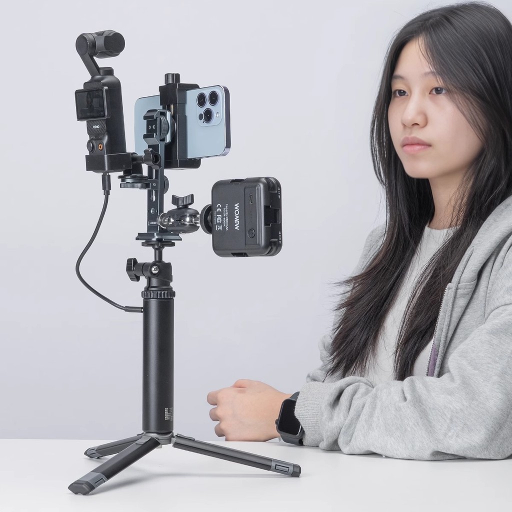 Built-in Power Bank Teleprompter Stand Compatible DJI Dajiang Pocket3 ...