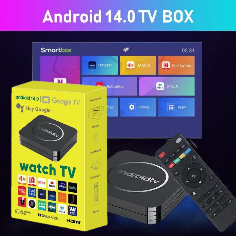 Q3 Box Network Set-Top Box Android 14.0 HD TV 4K Network Player ...
