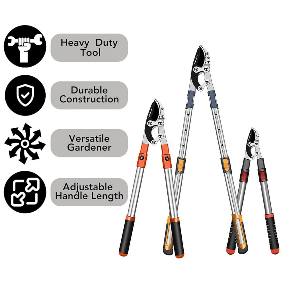 Tree Branch Pruning Cutter Shears Telescopic Expandable Blade Wood ...