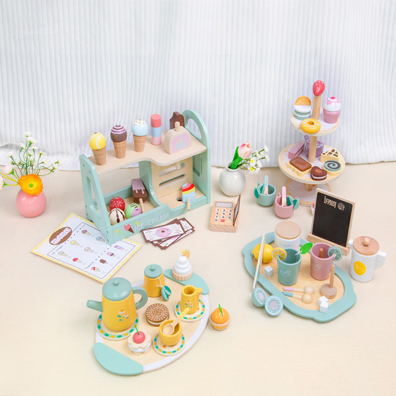 Children's Royal Afternoon Tea Combination Play House Simulation Tea ...