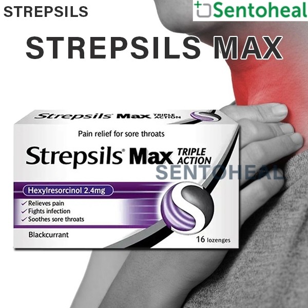 Strepsils Max Triple Action Lozenges 16s/ Chesty Cough Lozenge ...