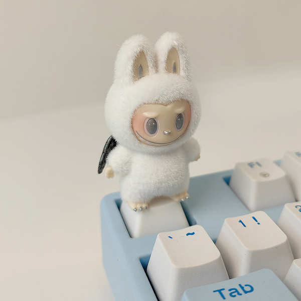 Keycap keycap Pop Mart Labubu Little Angel diy keycap Three-Dimensional ...