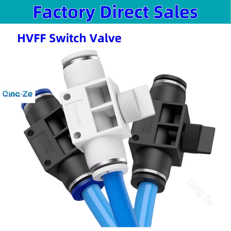 OD 4mm 6mm 8mm 10mm 12mm Air Pneumatic Hose Tube Hand Valve Valves 2 Way Flow Limiting Speed ...