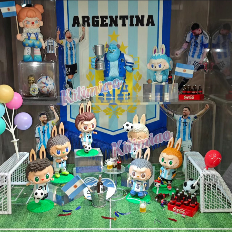 Kitimiao LABUBU Argentina series blind box Lionel Messi Hidden style ...