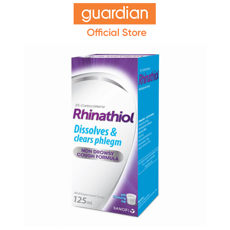 Rhinathiol Adult Cough Syrup 5% 125ml | Shopee Singapore