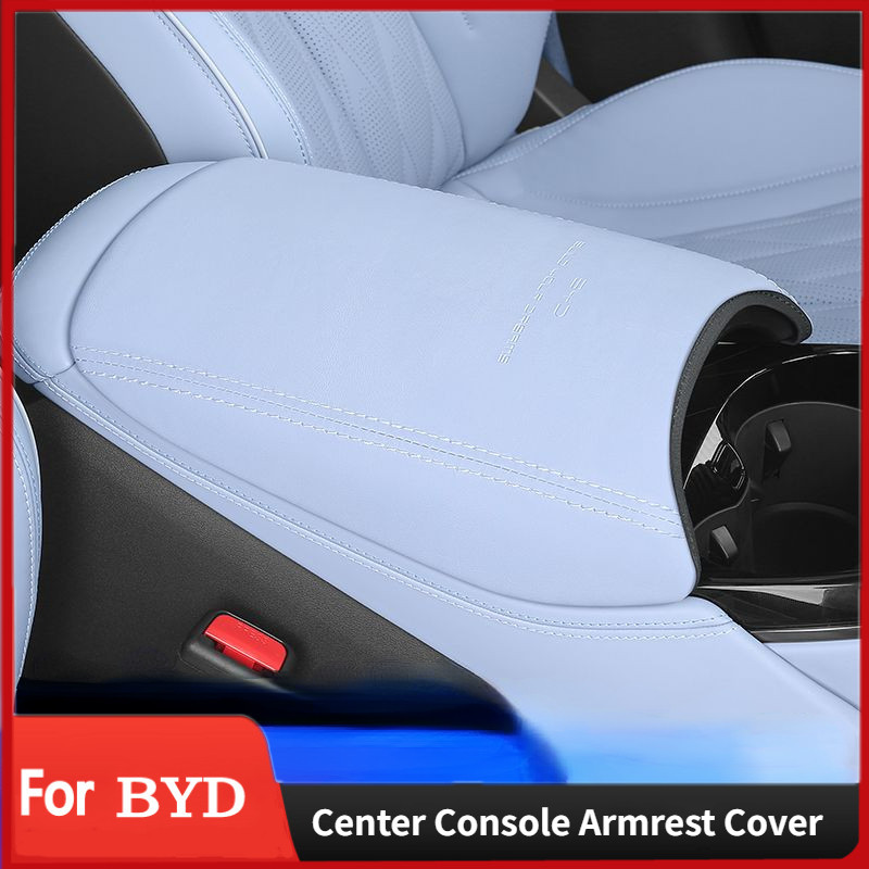 BYD Seal Atto 4 EV 2022~2024 2023 Center Console Armrest Cover Leather ...