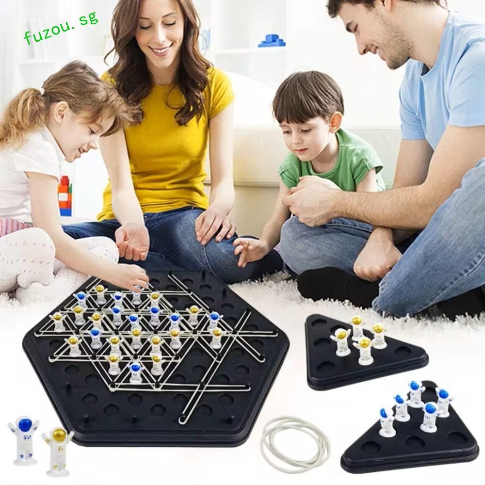 FUZOU Geometry Chain Chess, Astronaut Rubber Band Triangle Chess ...