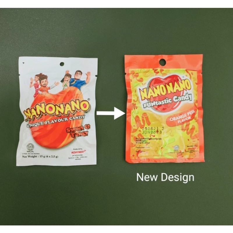 Nano Nano Funtastic Candy ( Orange Flavour ) | Shopee Singapore