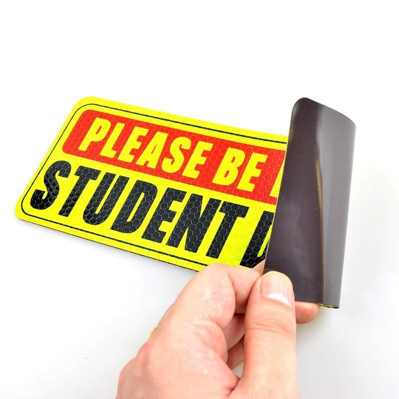 SG English Internship Car sticker Magnetic Sign Sticker New Driver car ...