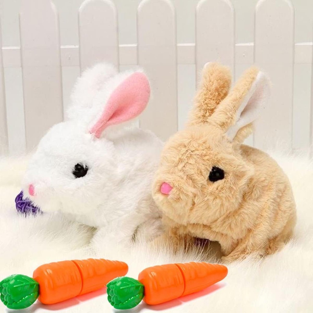 Bunby - My Realistic Rabbit Toy,Interactive Rabbit Realistic Rabbit ...