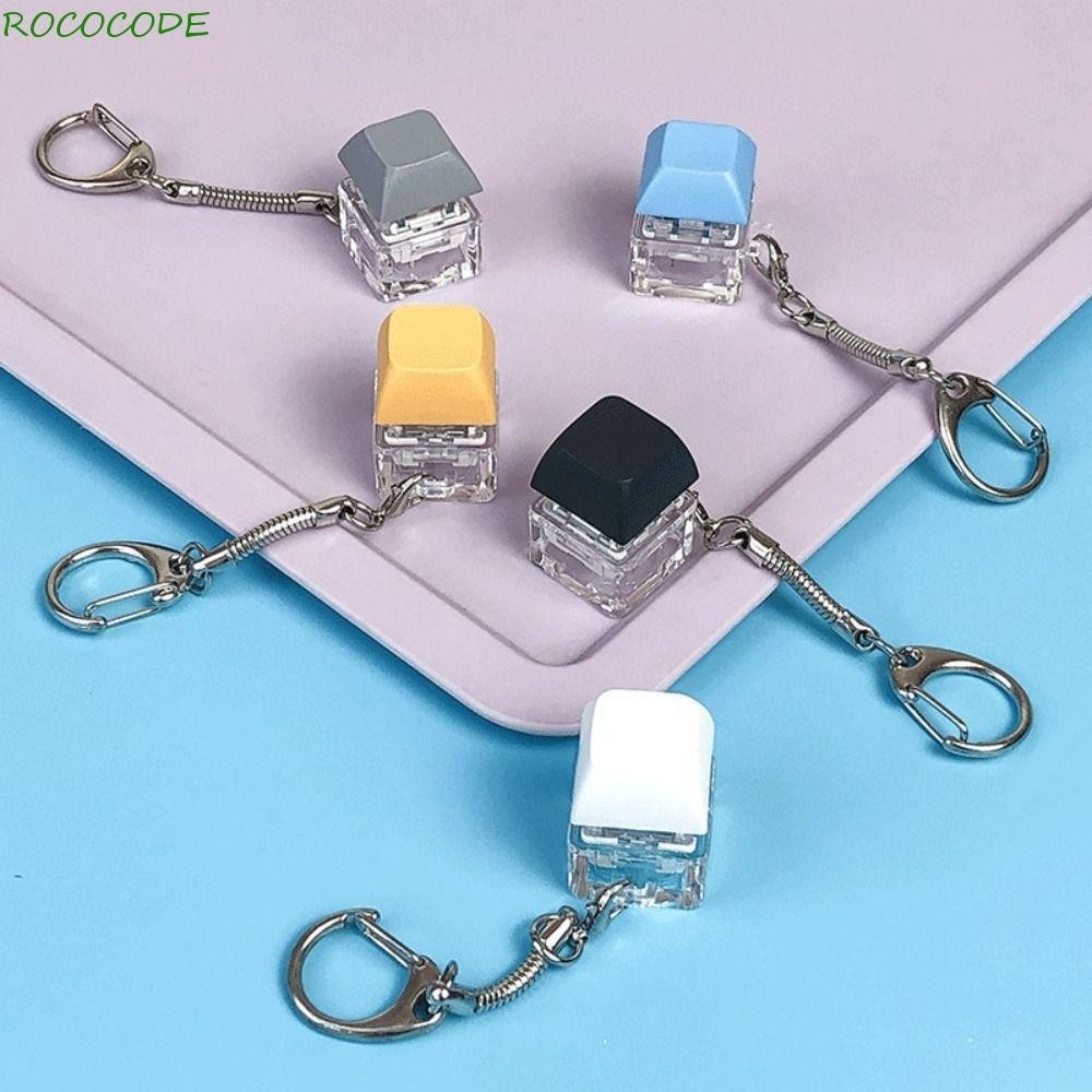 ROCOCODE Fingertip Button Keychain, Click Button Keyboard Switche ...