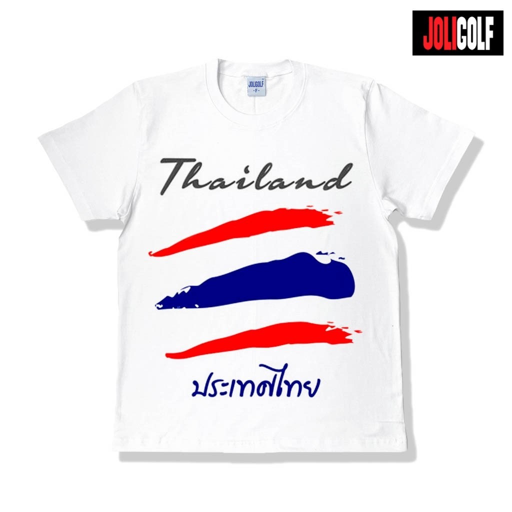 Joligolf Thai Flag T-Shirt Souvenir Tshirt Thailand Gift Foreign Shirt ...