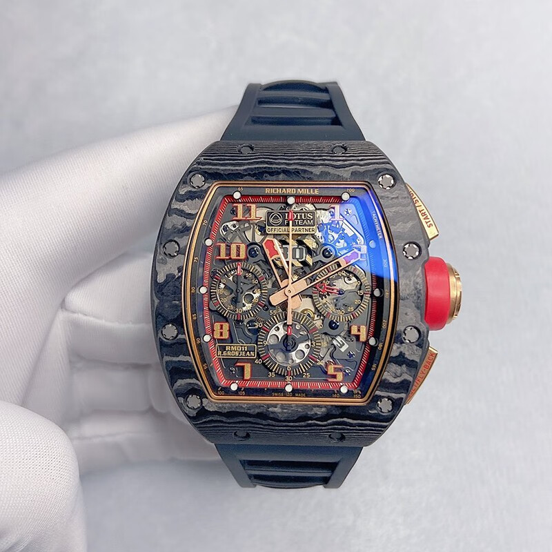 R RM Black Forged Carbon Watch Case RM011 NTPT Lotus Fleet Limited ...
