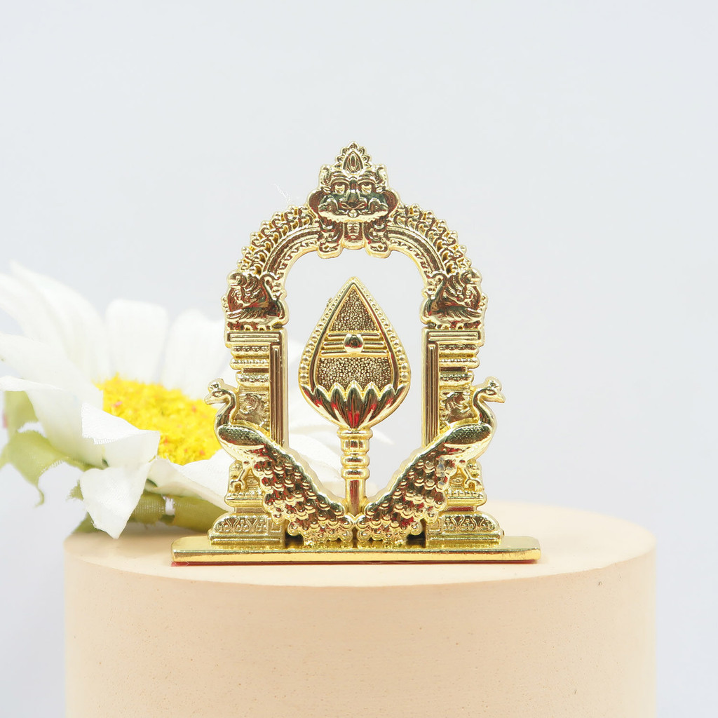 Mix Metal Murugan Vel Om Idol for Car Dashboard Home & Office Table ...