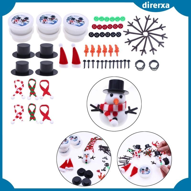 [Direrxa] Snowman Crafts for Kids Build a Snowman Set Handmade Indoor ...