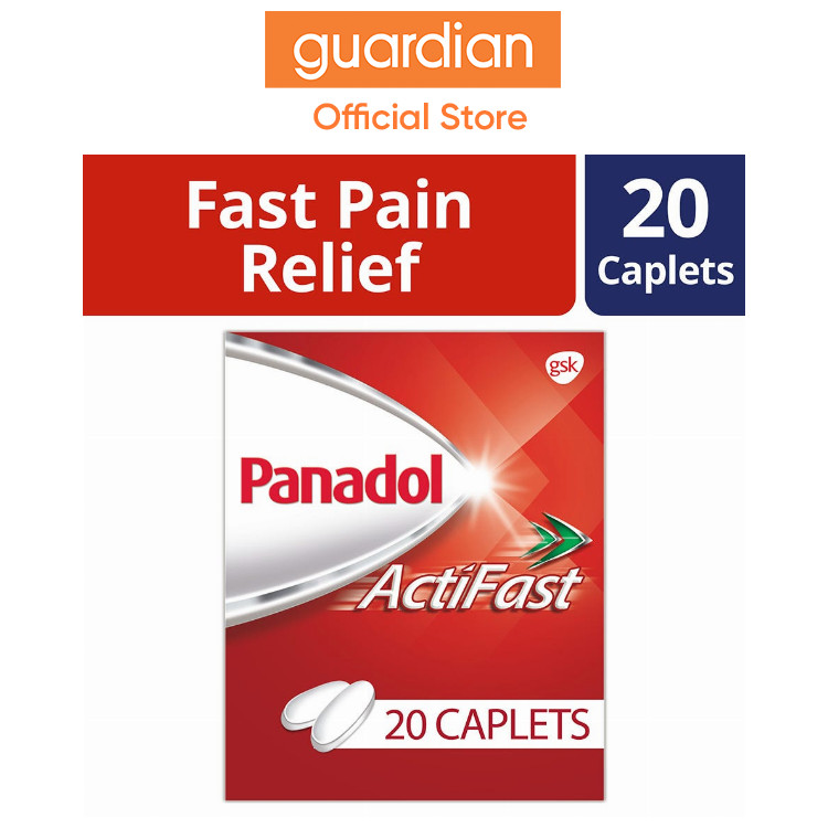 Panadol Actifast Pain Relief Tablets, 20s | Shopee Singapore