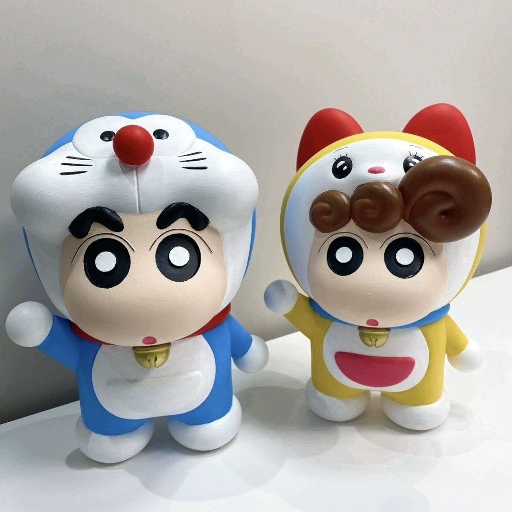 Cute Doraemon Crayon Shin-chan Dorami Figure Mini Model Anime Action ...