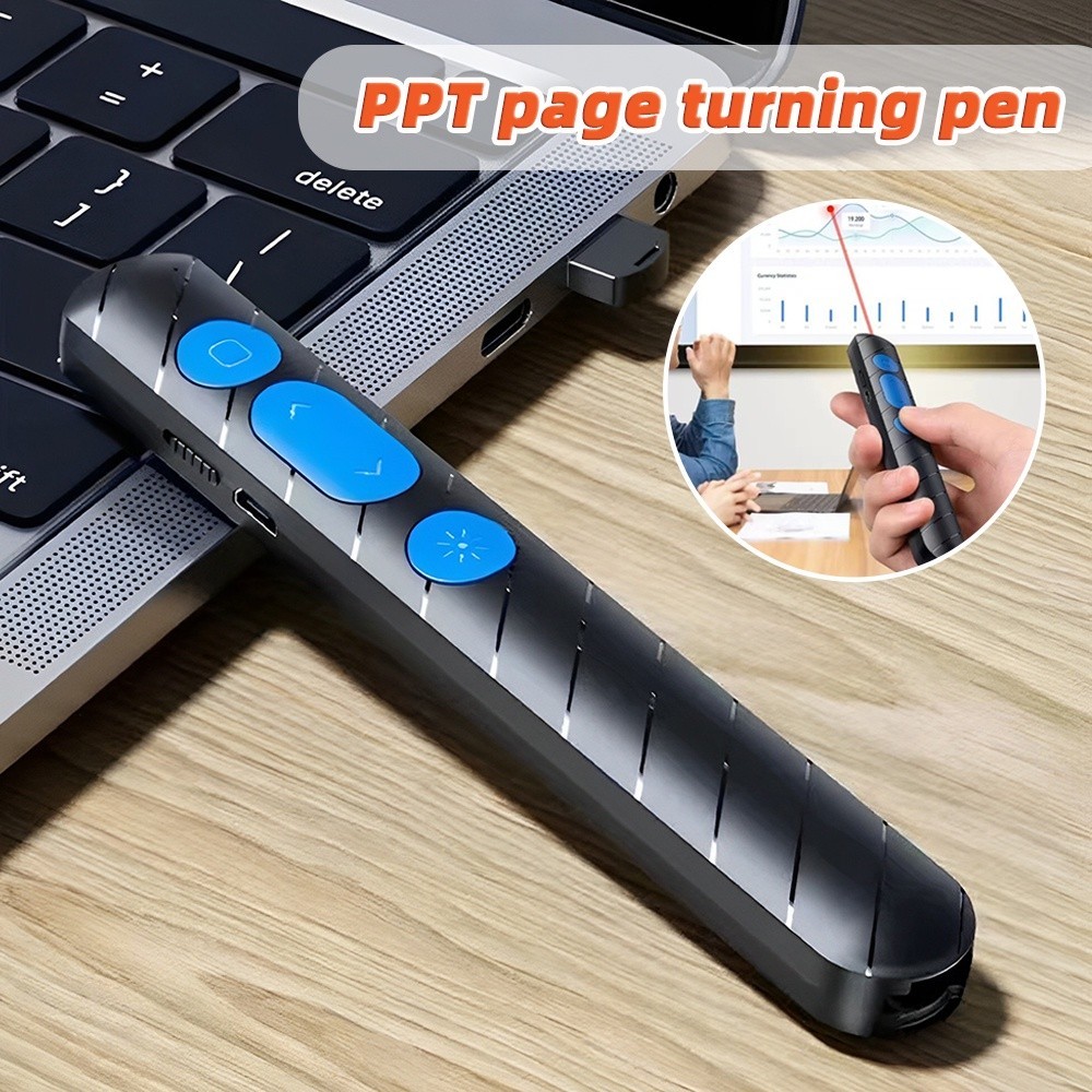 Wireless PPT Presenter Pointer Remote for Laptop PC Presentation ...
