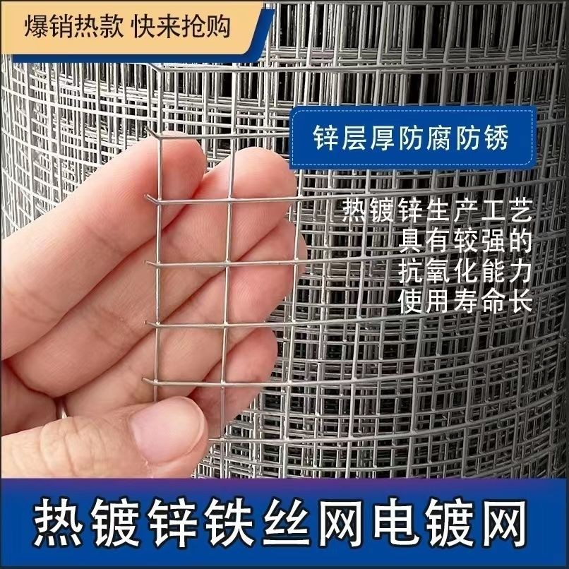 Hot-Dip Galvanized Steel Wire Mesh Electric Welded Netting for Chicken ...