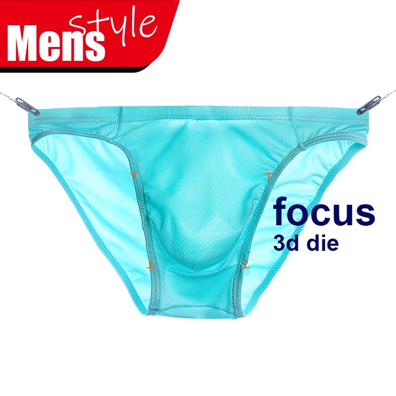 Mens New Underpants Mens Briefs Ice Silk Thin Summer Seamless ...