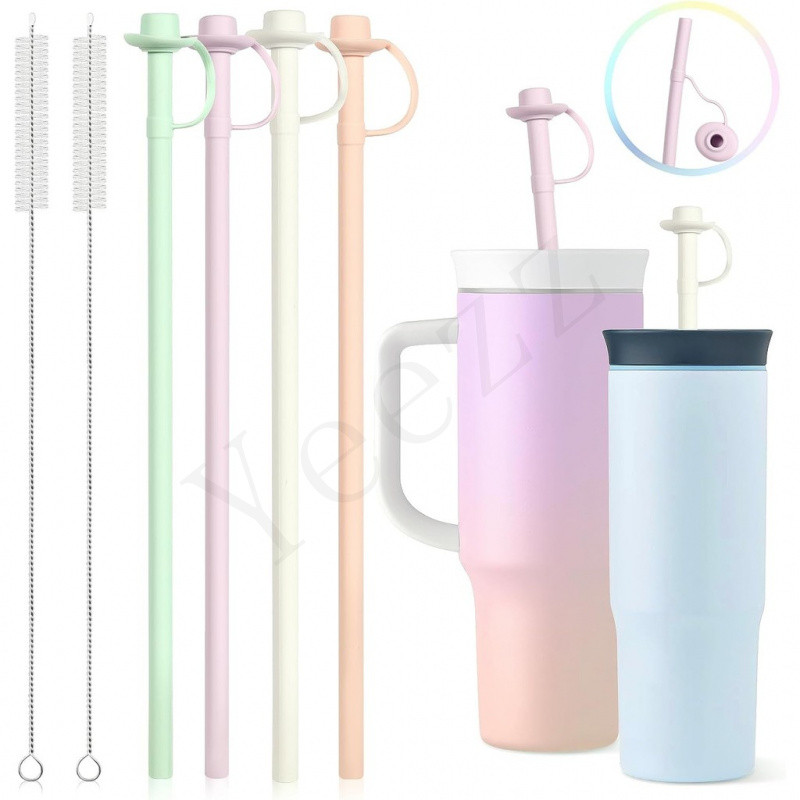 Owala 40oz Tumbler's Replacement Straw Set, Reusable Straw with Straw ...