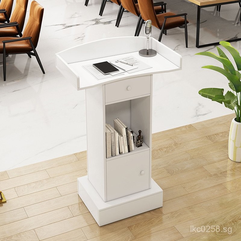 Consultation Desk Lectern Table Reception Desk Multi-Functional Speech ...
