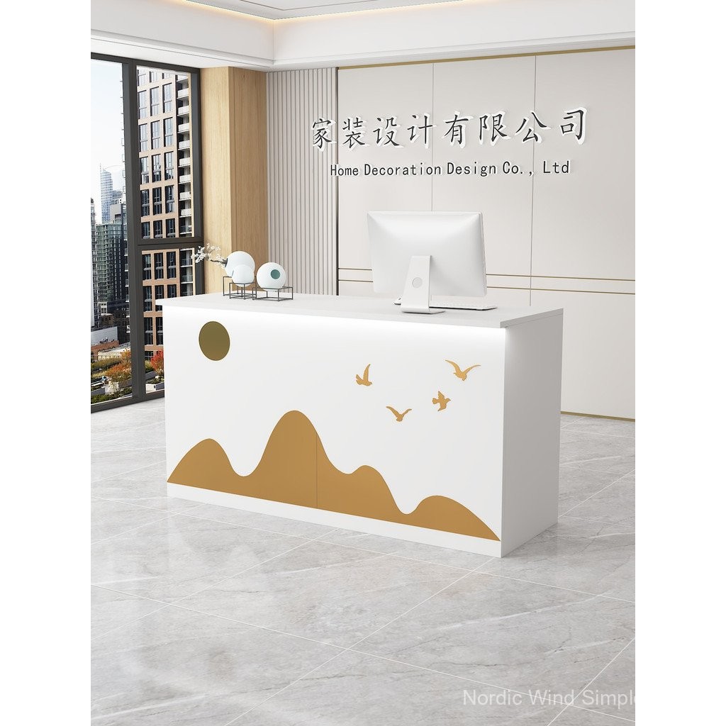 Clothing Store Front Desk Barber Shop Company Store Cashier Desk ...