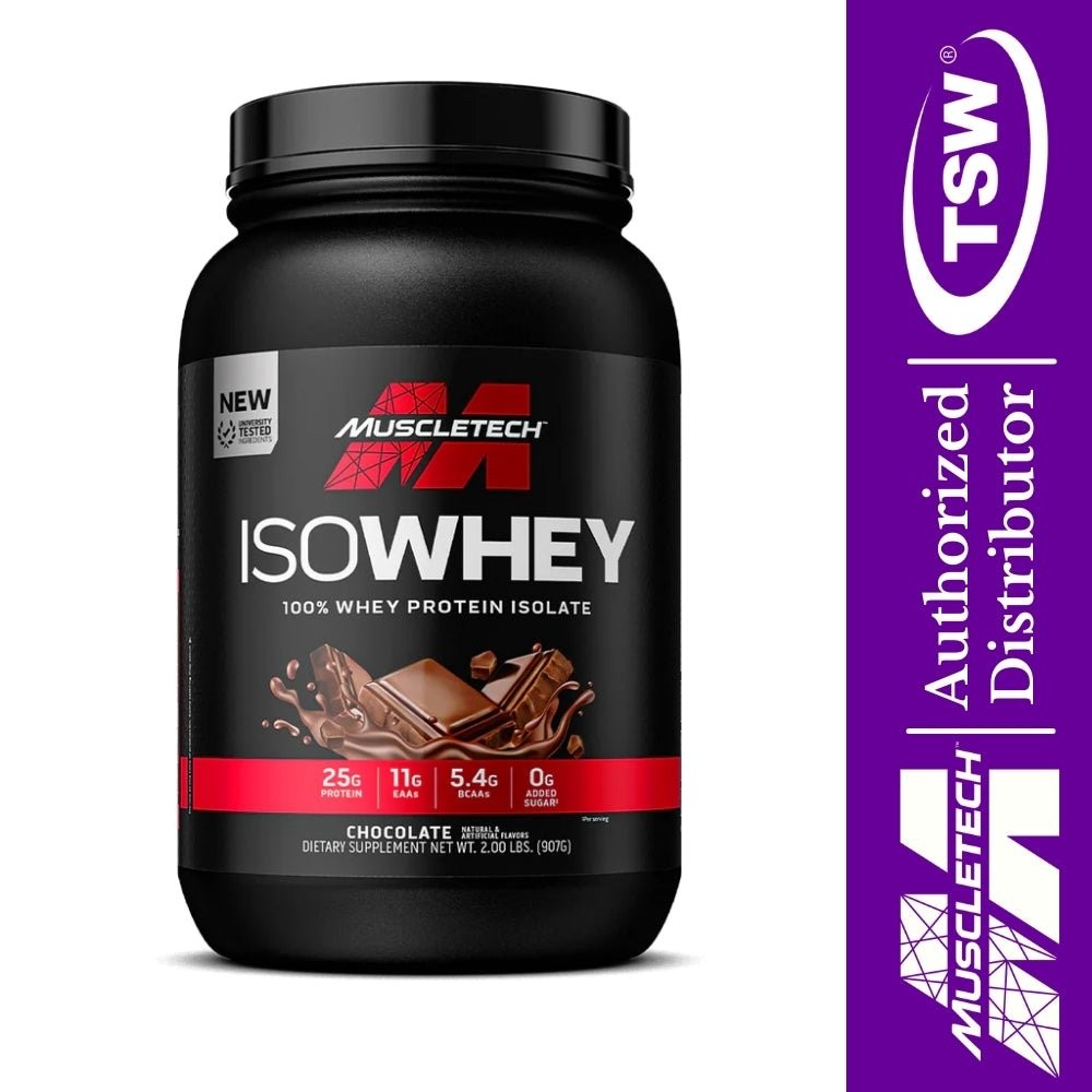 MuscleTech Iso Whey 100% Whey Protein Isolate 2 lb x08/26 Chocolate ...