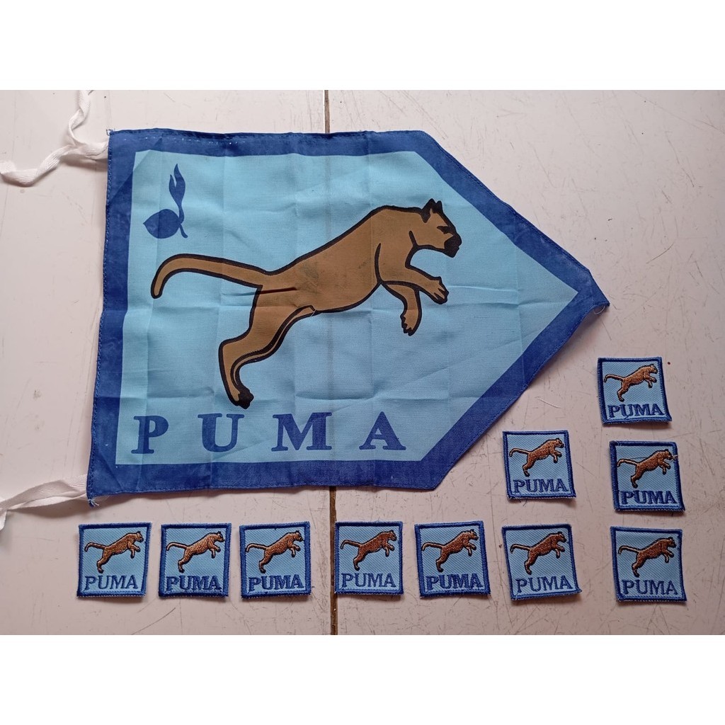 BLUE PUMA TEAM SIGN PUTRA SCOUT GAINER FLAG SET | Shopee Singapore