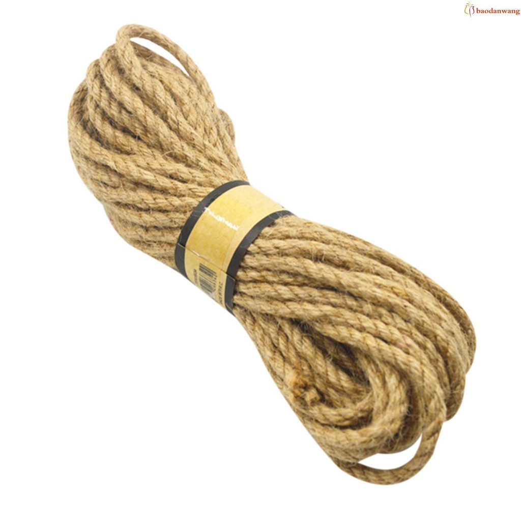 6mm Braided Hemp Rope Made Of Natural Jute Material | Shopee Singapore