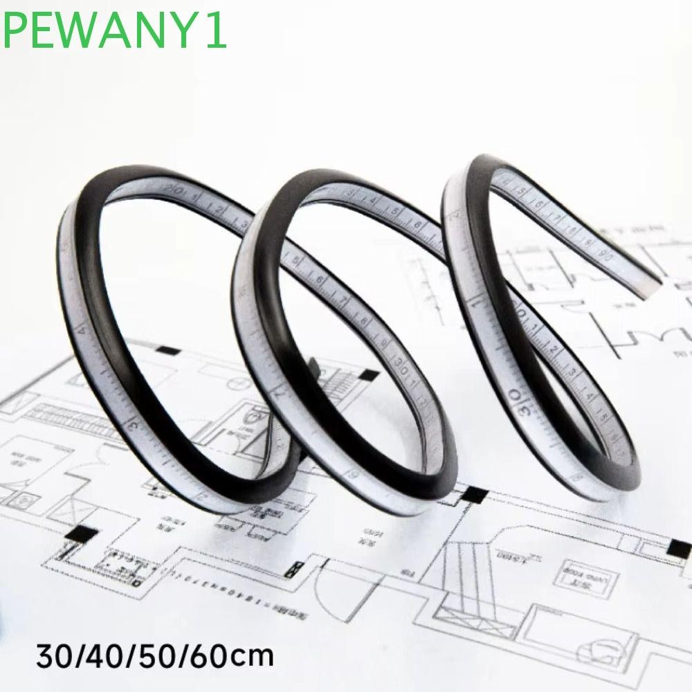 PEWANY1 Snake Ruler, Flexible 30-60cm Curve Ruler, Convenient Soft ...