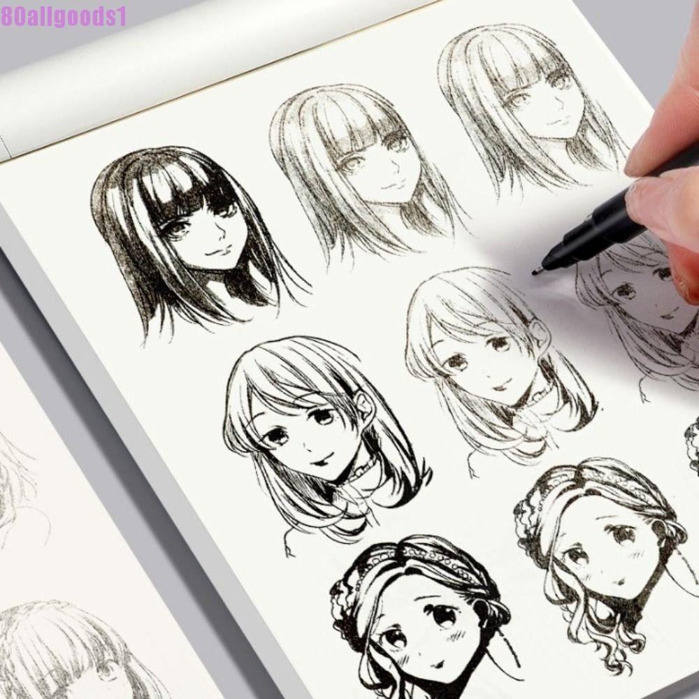 USNOW1 Anime Hand Drawn Book, Tracing Comics Girl Boy Manga Sketching ...