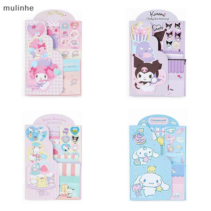MU Kawaii Sanrio Hello Kitty Letter Paper Envelope Set Kuromi My Melody ...