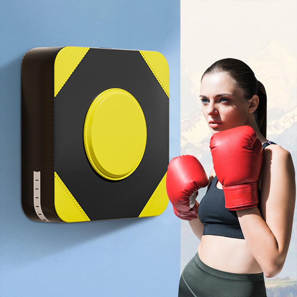 PU Leather Boxing Punching Target Reaction Exercise Wall Focus Pads ...